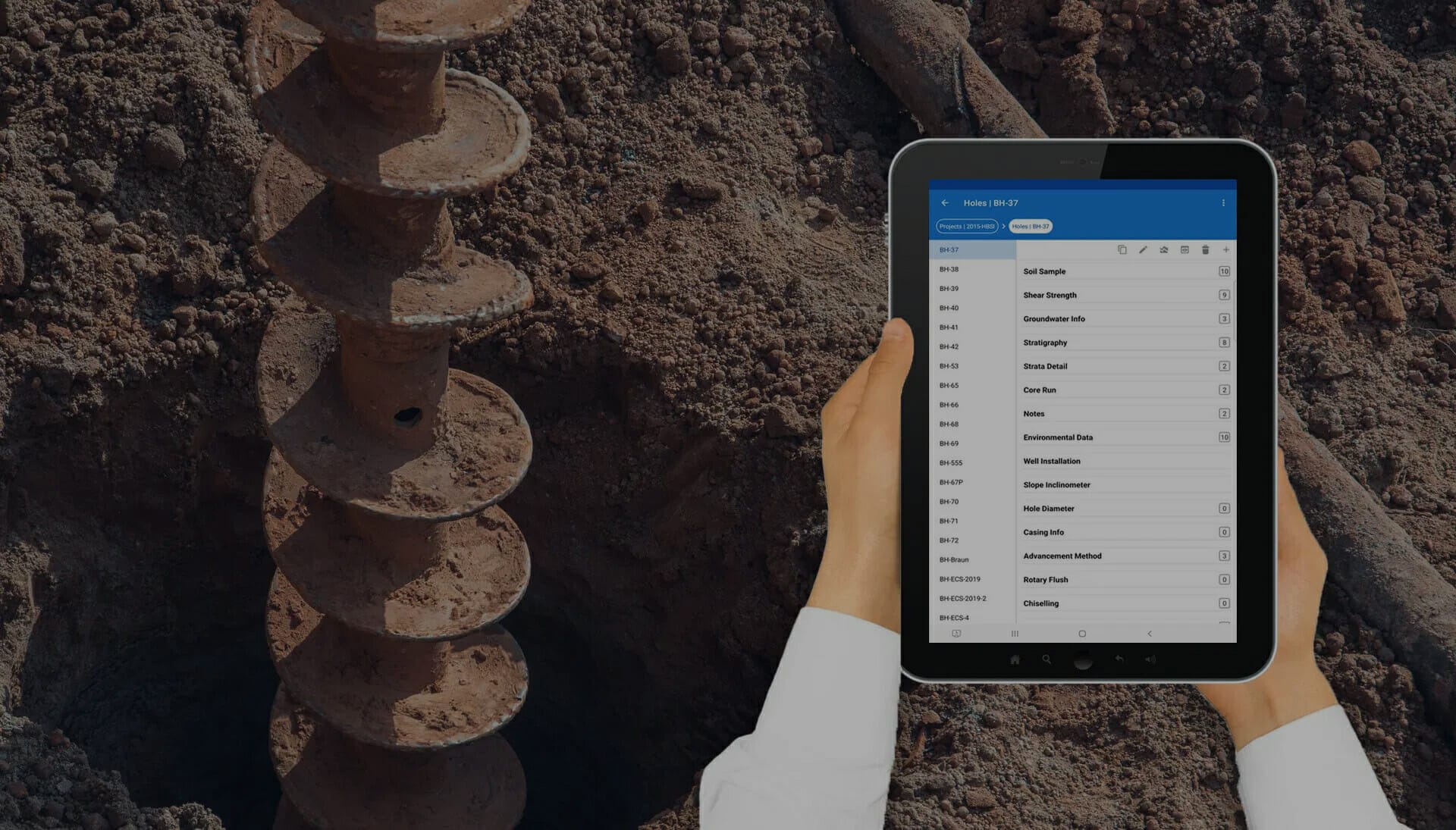 Dataforensics - Geotechnical & Geoenvironmental Data Collection